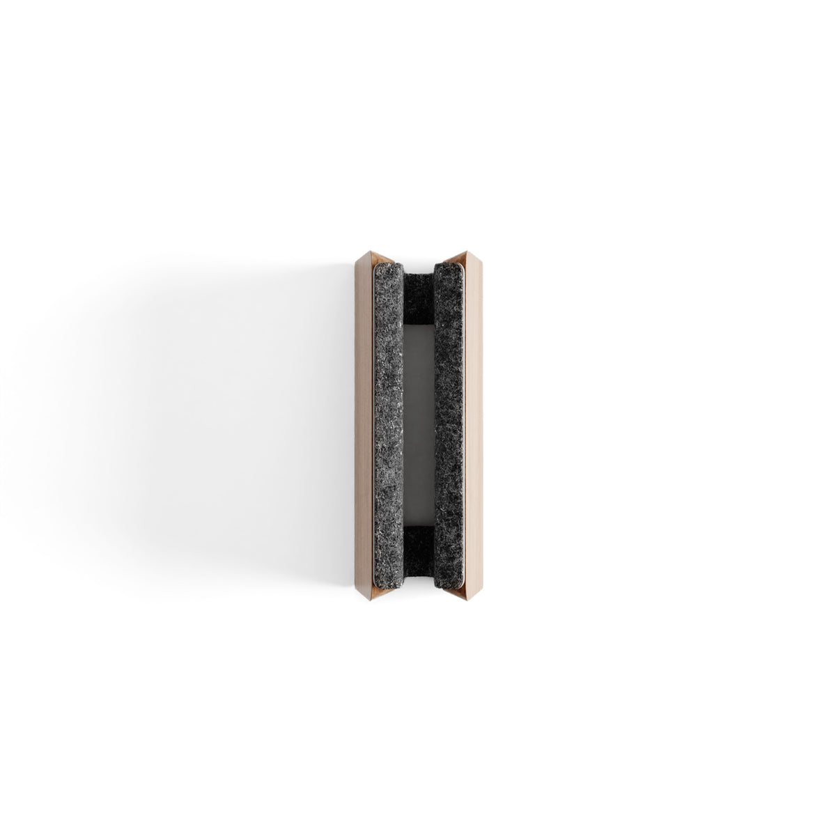 Vertical Laptop Stand Dual Clamshell Holder for Macbook | Walnut Wood