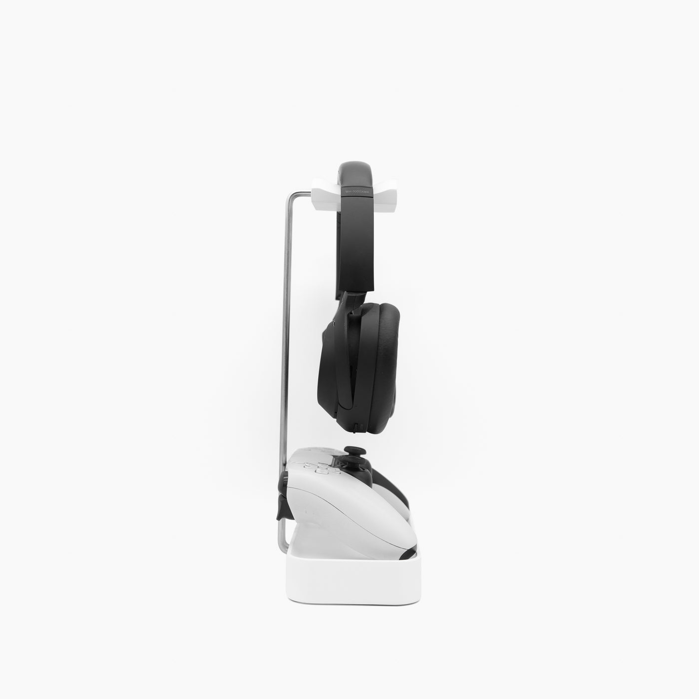 Headphone Stand White Wood Headset Holder with Storage Tray | Airpods ...