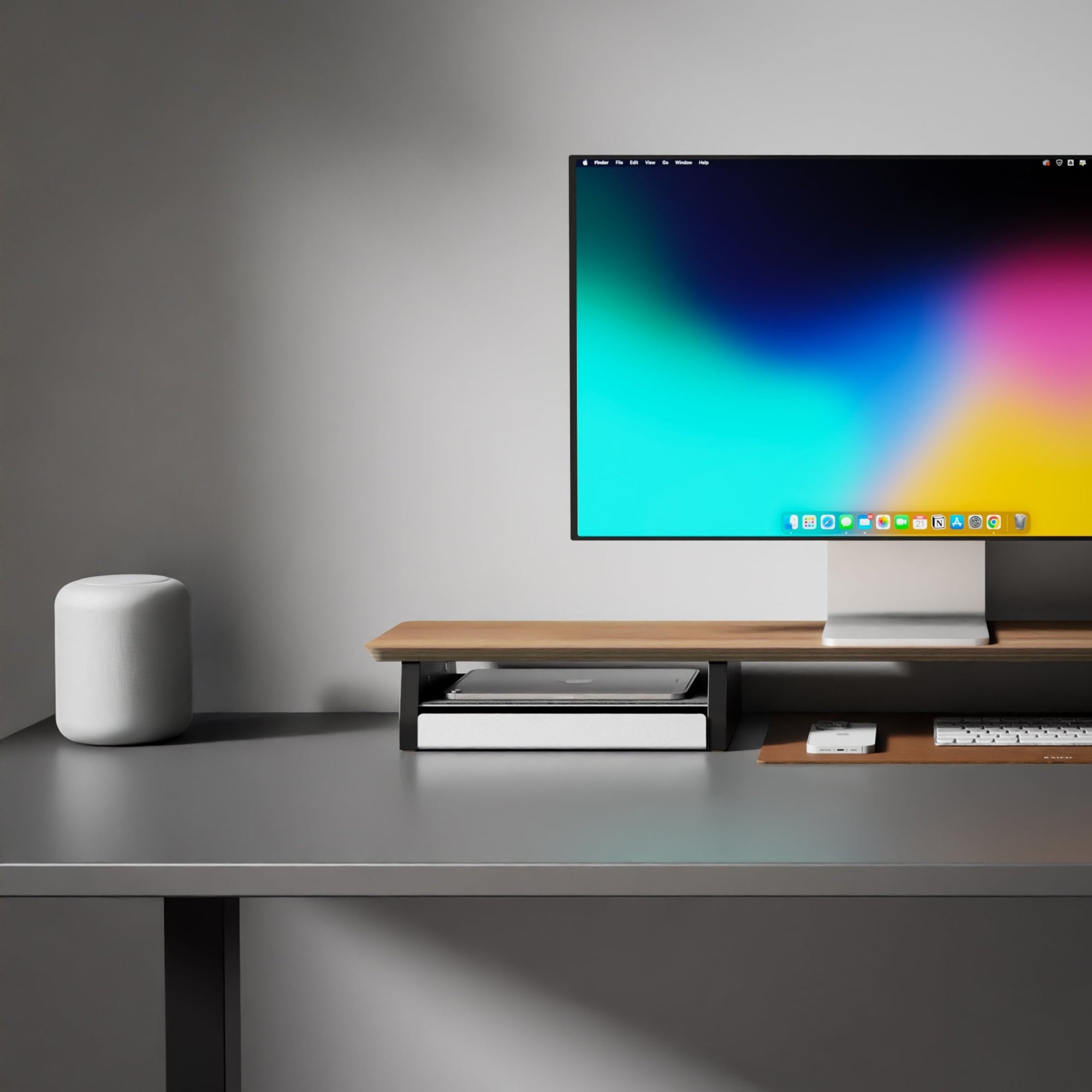 Desk Tray Organiser Drawer with Cork Compartments