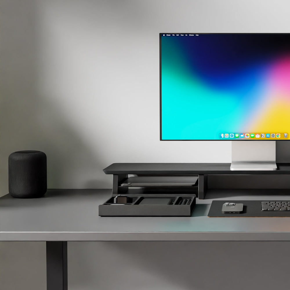 Desk Tray Organiser Drawer with Cork Compartments