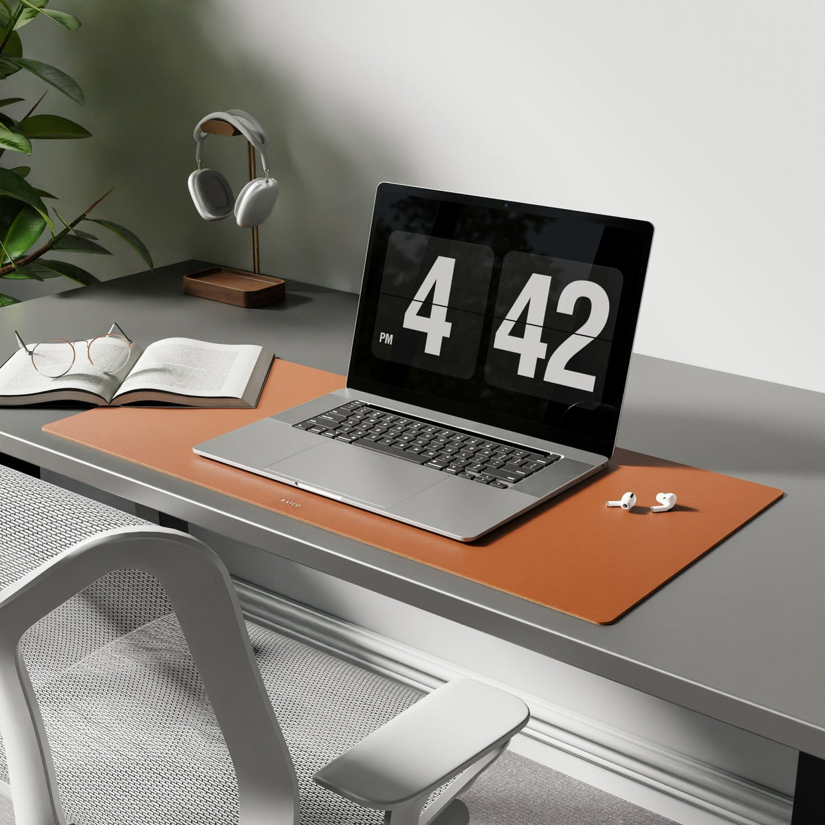 Leather Desk Mat Tan Brown Genuine Italian Leather Desk Pad Grovemade ...